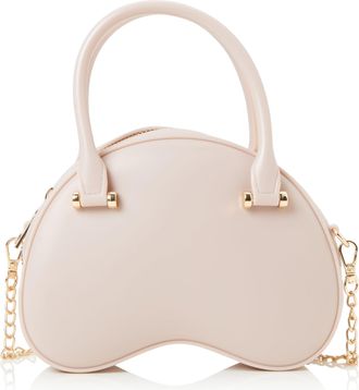 Felipa Womens Damen Handtasche in Bohnenform Clutch, BEIGE