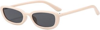 Generic Lunettes De Soleil D&eacute;coratives For Hommes Et Femmes, Monture &Agrave; Petite, Id&eacute;ales For Les Vacances D&eacute;placements(Beige)