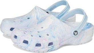 Crocs Classic Watercolor Marbled Clog 37-38 EU Oxygen Swirl
