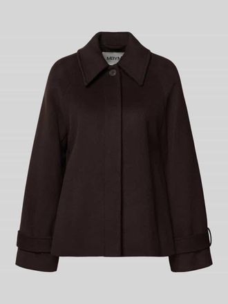 Mbym Jacke aus Woll-Mix mit Kentkragen Modell Tary