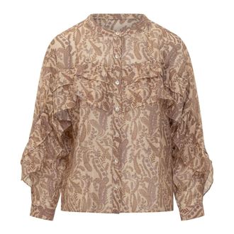 BA&SH Damen, Blusen & Hemden, Beige, LGr&ouml;&szlig;e