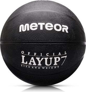 Meteor Basketball Kinder Damen Herren Größen 5 6 7 Orange Ideal für Indoor Training Streichhölzer Weiche rutschfeste Oberfläche Hohe Haltbarkeit Guter Grip G