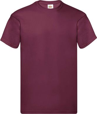 Fruit Of The Loom Herren Screen Stars Original T-Shirt (3XL) (Burgunder)