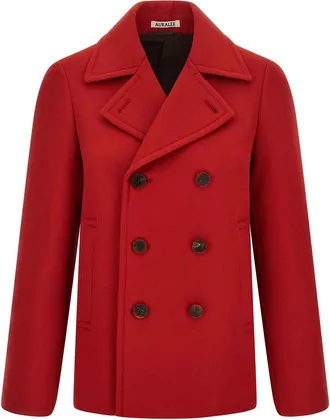 Auralee Trench-Coat - Rouge