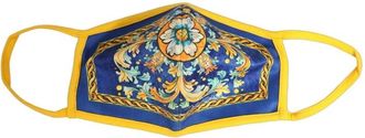 Dolce & Gabbana Barock-Print-Gesichtsmaske - - Accessories - Herren - Mehrfarbig - ONE SIZE