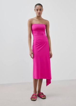 Mango Bandeau cintr&eacute; fuchsia - Femme - S - MANGO