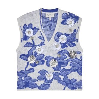 Munthe Damen, Strickwaren, Blau, SGr&ouml;&szlig;e
