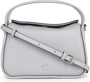 Calvin Klein Sac à main gris avec poignée supérieure et fermeture magnétique - Gris, gris