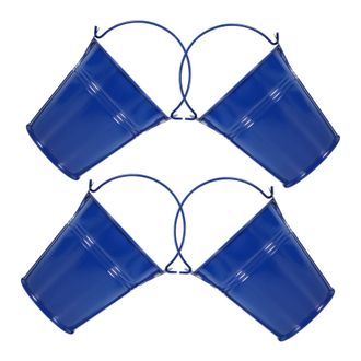 BESTONZON 4st&uuml;cke Eiseneimer Mit Griff Aus Metall F&uuml;r Blumenarrangements Und Partydekoration Klein Und Praktisch Zum Bepflanzen Und Selbermachen Geeignet