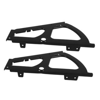 Valiclud 2 Stück Schuhschrank Klappscharnier Einlagig Schwarz Lackiert Möbelbeschlag Flip mechanismus für Schuhschubladen Einfache Montage und Reibungslose Bed