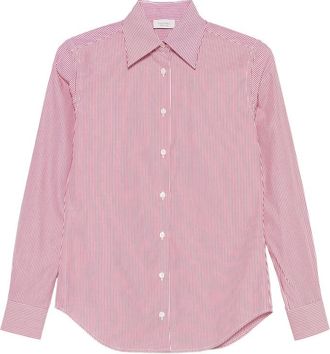 Mazzarelli Gea Striped Button-down Shirt