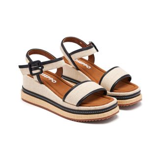 Gioseppo Damen Brockway Keilsandale, Schwarz, 39 EU