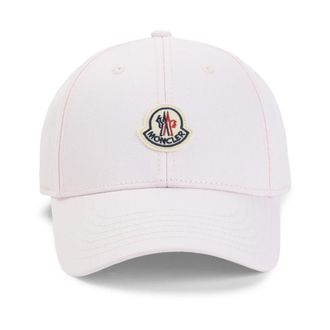Moncler Gabardine Baseball Cap - - Accessories - Damen - Rosa - ONE SIZE