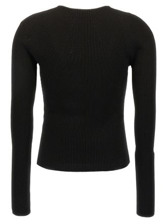 Alexander McQueen Womens Black Wool Cardigan Clothing