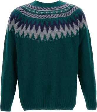 Howlin pull Howlin à col rond - Vert