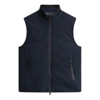 Woolrich Homme, Vestes, Bleu, Taille: 2XL Gilet Deux Couches Bleu