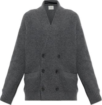 Lisa Yang Cardigan en Cachemire Lyle - Homme - Pulls - Gris - Taille: XL