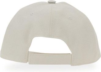 Stella McCartney 570194_WP01721830 Logo Cotton Baseball Cap - White