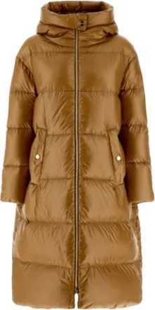 Herno Femme, Manteaux, Brun, Taille: 38 FR Piumino lungo