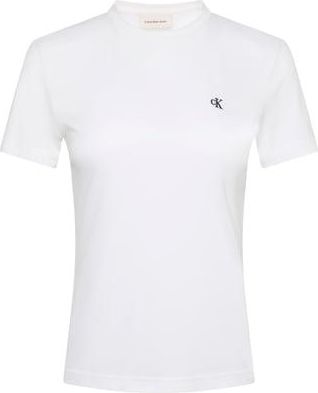 Calvin Klein Baumwoll-T-Shirt in Weiß