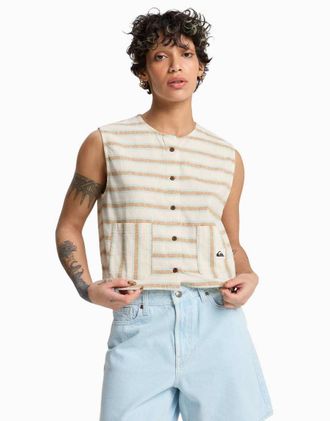 Quiksilver Lomas - D&eacute;bardeur - Blanc