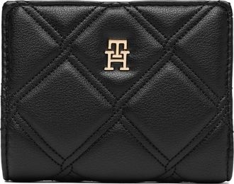 Tommy Hilfiger Geldb&ouml;rse Tommy Hilfiger Th Feminine Bifold AW0AW18701 Schwarz