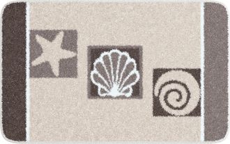 GRUND Linea Due AQUATICA Badteppich 50x80cm Taupe