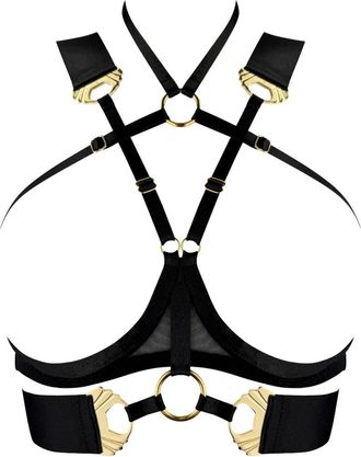 Bordelle Melusina BH - Schwarz