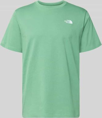 The North Face T-Shirt mit Label-Stitching und Rundhalsausschnitt