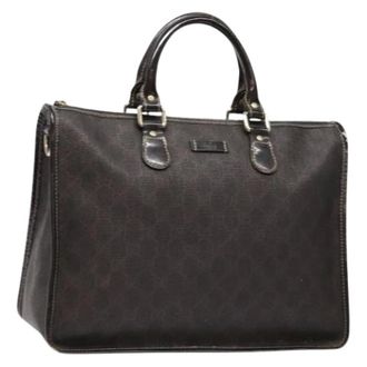 Gucci Pre-owned Toile sacs-main - Femme - Pre-owned - Brun - Taille: ONE Size