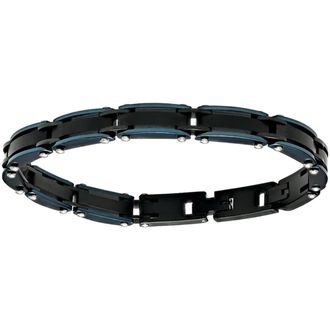 Jourdan Bijoux Bracelet Salto acier bicolore noir/bleu