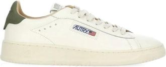 Autry Homme, Chaussures, Blanc, Taille: 42 EU Dallas Leather Baskets