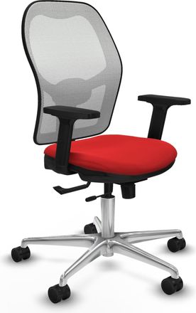 Piqueras y Crespo Arbeitscomputerstuhl mit 2D-Armen, h&ouml;henverstellbare Lendenwirbelst&uuml;tze, ausgestattet mit Synchron/Translack und eingespritztem Schaum. Mit Rollen von