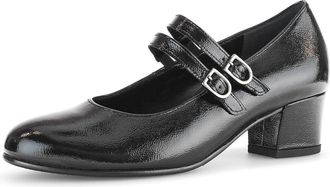Gabor Damen Riemchen Pumps, Frauen Absatzschuhe,Moderate Mehrweite (G),high Heels,Heels,hochhackige Schuhe,Ausgehschuhe,schwarz,38.5 EU / 5.5 UK