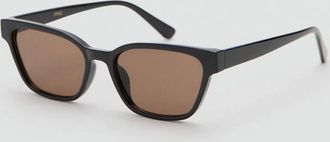 Mango Lunettes de soleil monture plastique noir - Femme - Taille unique - MANGO