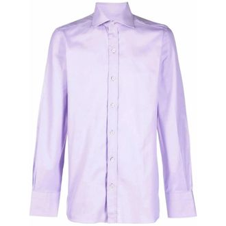 Tom Ford Button-Up-Hemd - - Shirts - Herren - Lila - 3XL