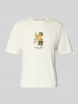 Review T-Shirt mit Motiv-Print