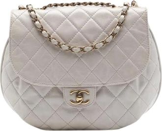 Chanel Pre-owned Vintage Quilted Crossbody Bag - Femme - Pre-owned - Gris - Taille: ONE Size