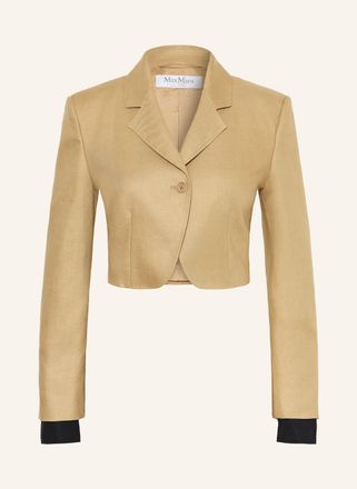 Max Mara Leinenblazer Buono beige