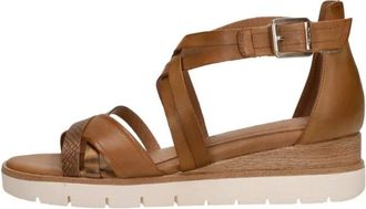 Tamaris Femme, Chaussures, Brun, Taille: 37 EU Sandalen Plat