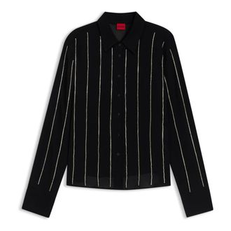 HUGO BOSS Eldja Bluse - - Blouses & Shirts - Damen - Schwarzk - XS