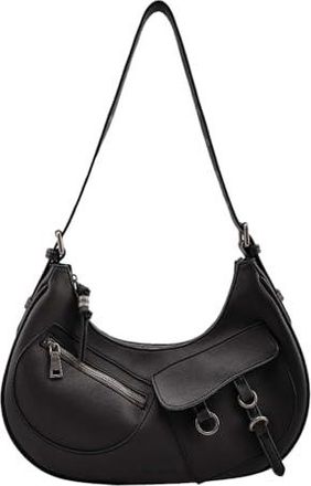 Fredsbruder sac &agrave; &eacute;paule My Bestie Shoulderbag With Pockets Black noir