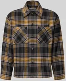 Carhartt Work in Progress Regular Fit Freizeithemd mit Woll-Anteil und Kentkragen