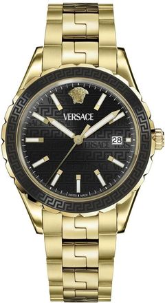 Versace Homme, Accessoires, Jaune, Taille: ONE Size Montre Automatique Hellenyium