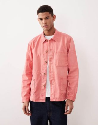 Polo Ralph Lauren Surchemise coupe chino à poches plaquées - Rouge décoloré