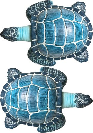 Generic Toilet Caps | 2 St&uuml;ck Turtle Shape Fun Lid | Resin Decorative Toilet Screw Covers - for Replacement Hardware Inside Bathroom Shower Garbage RV Tank Ba