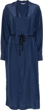 Barena Femme, Robes, Bleu, Taille: 40 FR Robe portefeuille
