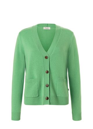 Maerz Damen Strick Cardigan 240000_212 40 Strickjacke, Green Mint