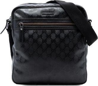 Gucci Hobo Bags - GG Imprime Crossbody Bag - Gr. unisize - in Schwarz - f&uuml;r Damen