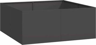 vidaXL Jardini&egrave;re noir 100x100x40 cm acier Vidaxl